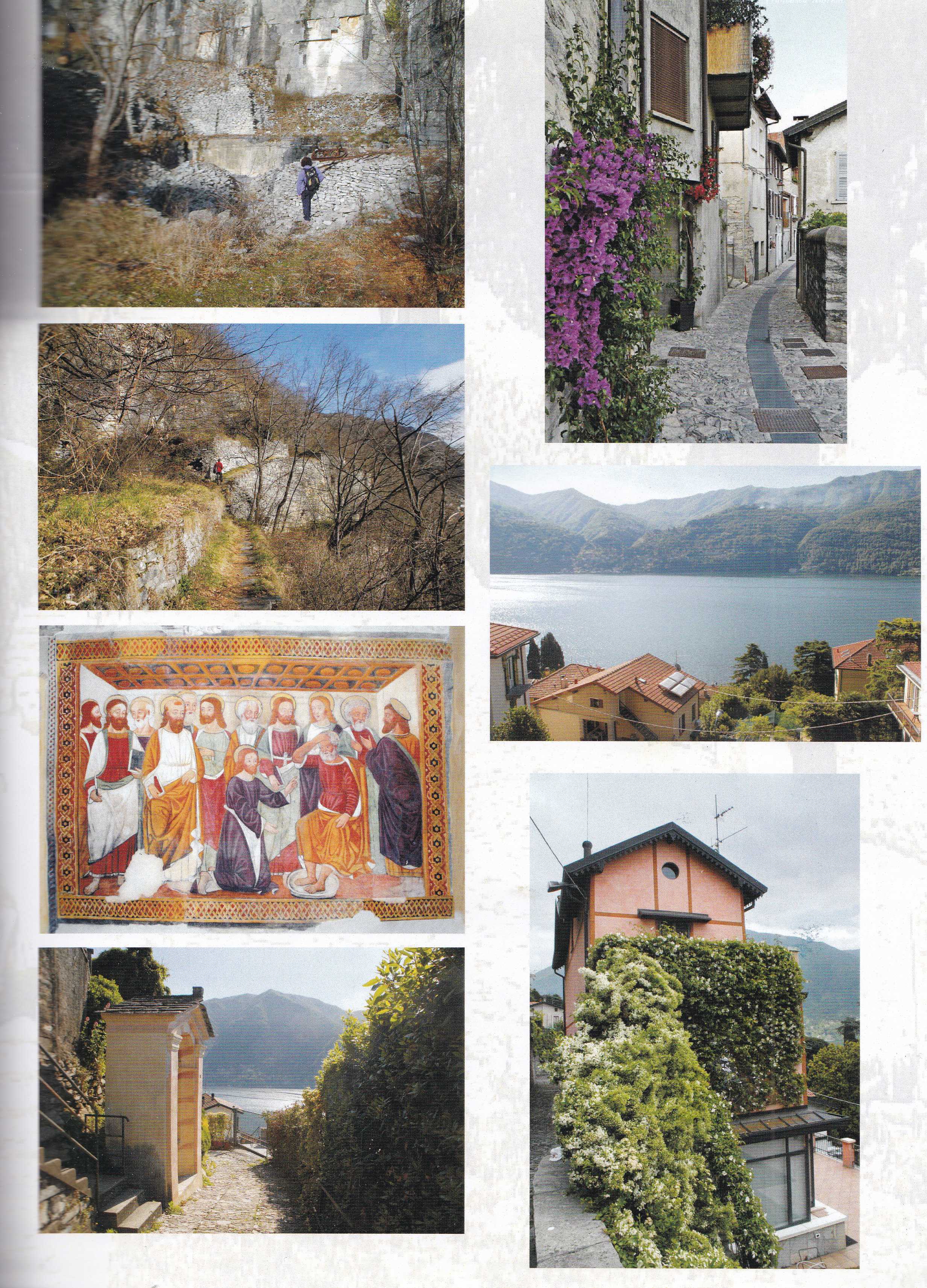 Percorso fra MOLTRASIO, CARATE, URIO e LAGLIO, lungo la “VIA VERDE ...